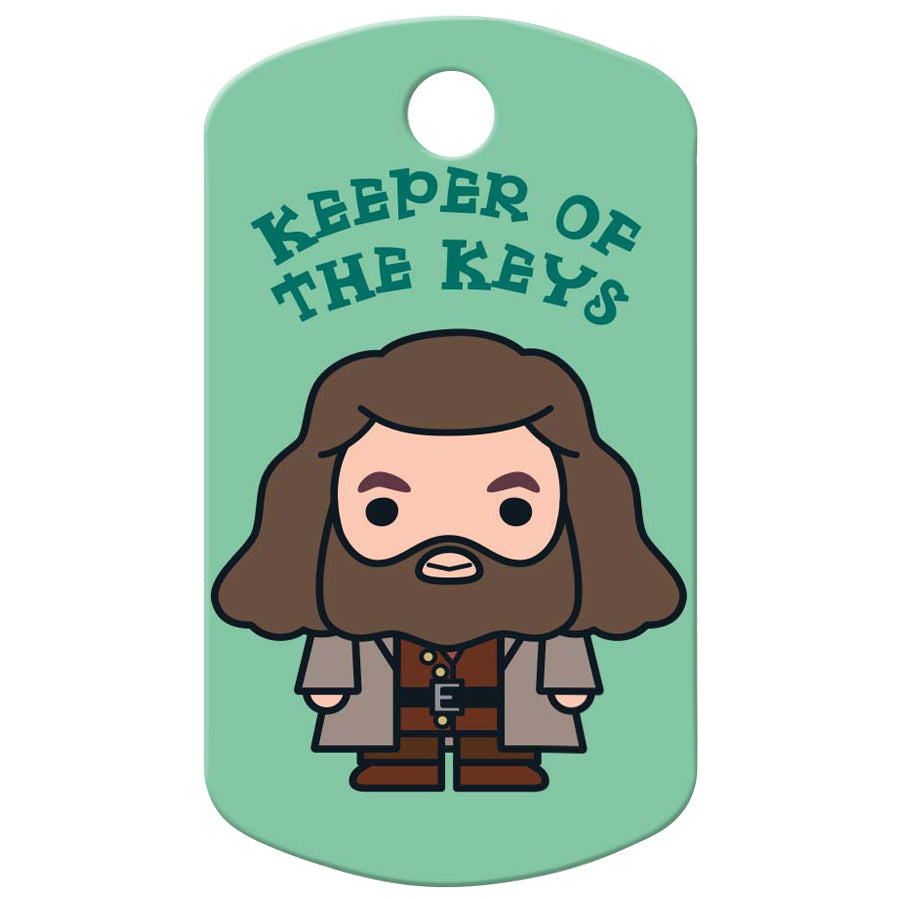 Large Military Harry Potter Rubeus Hagrid, Keeper of the Keys Pet ID T ...