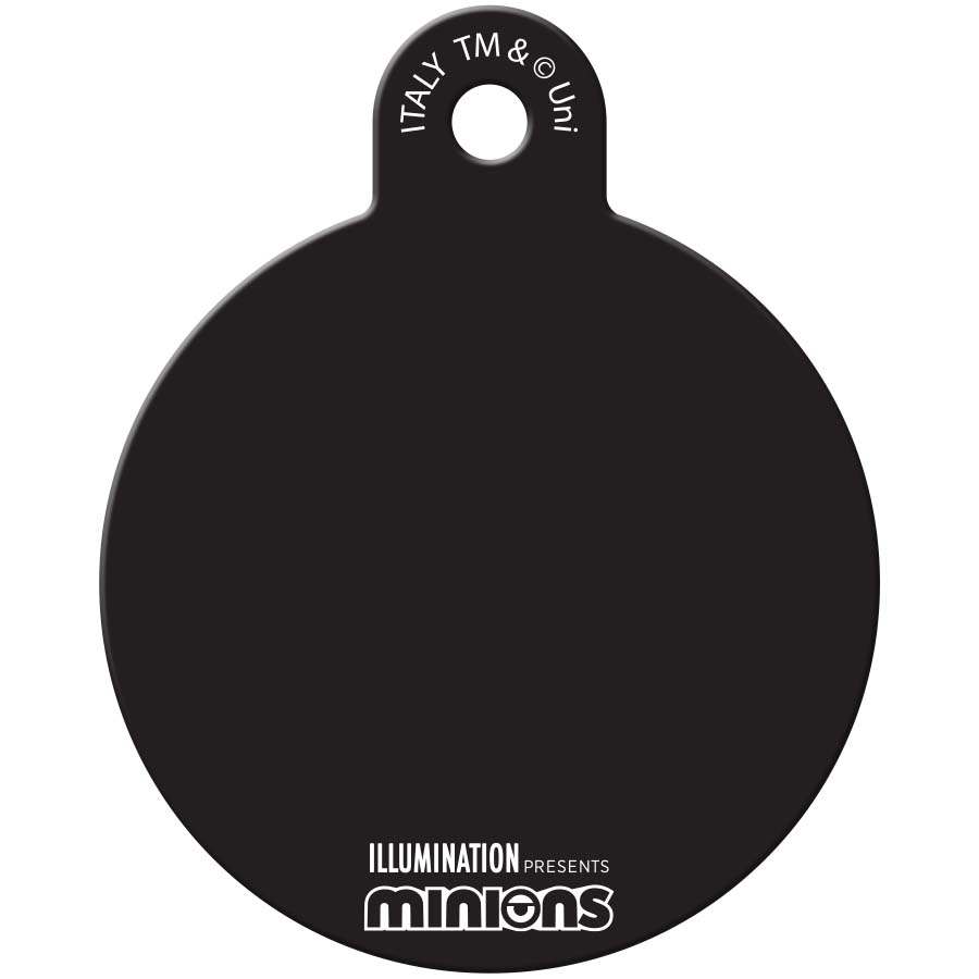 Minion Multi-Print Yellow Circle Pet ID Tag – Quick-Tag