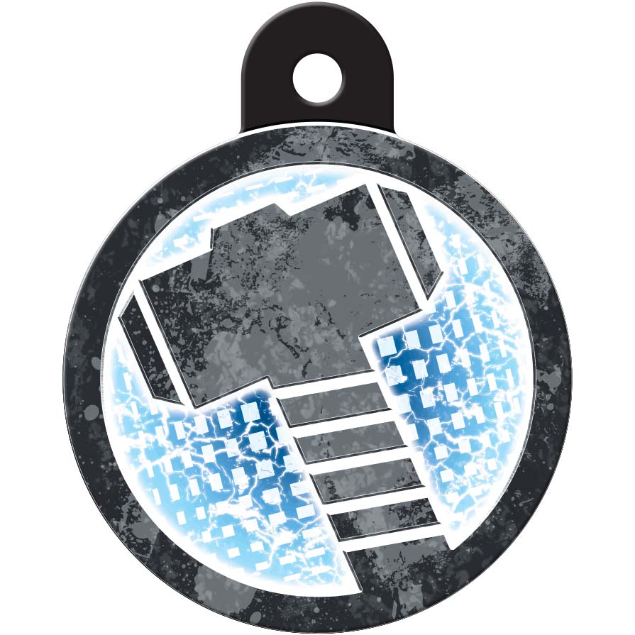 MARVEL Avengers Thor Pet ID Tag, Large Circle – Quick-Tag