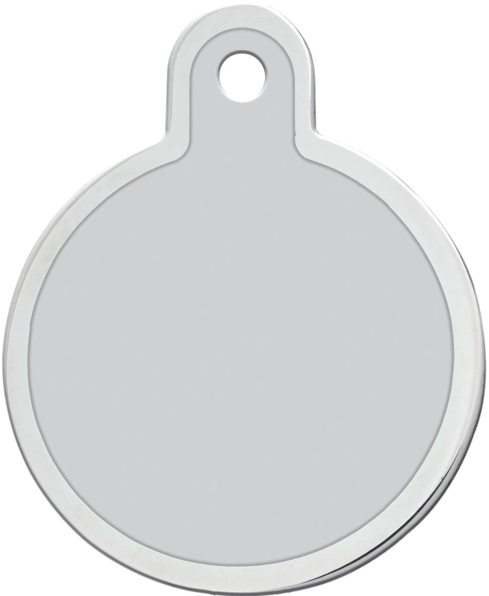 "That's So Fetch" Large Circle Raised Edge Pet ID Tag – Quick-Tag